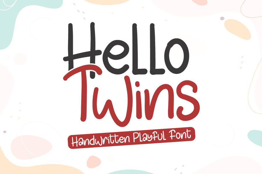 Hello Twins - Personal Use Font · 1001 Fonts