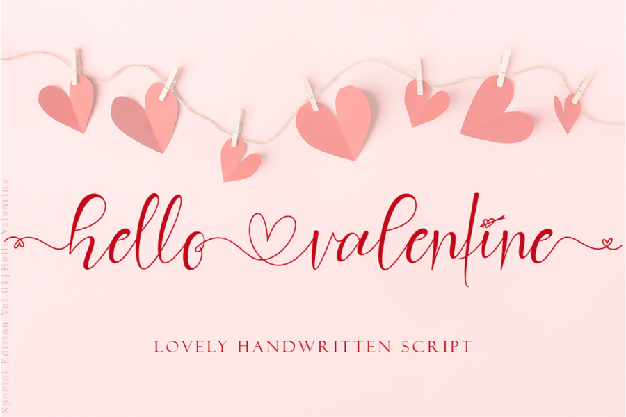 hello valentine Font · 1001 Fonts