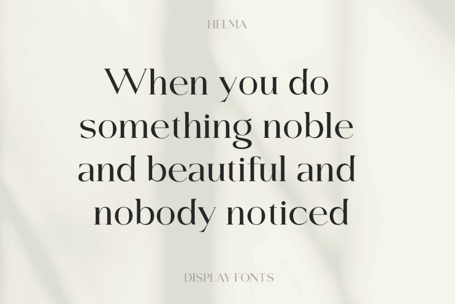 Helma Font · 1001 Fonts