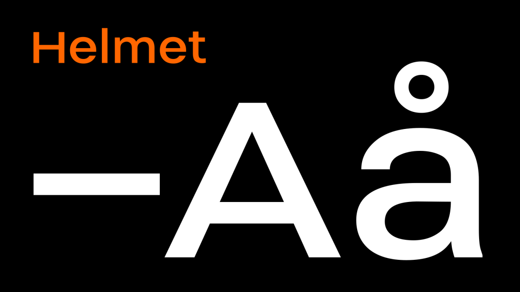 Helmet Font · 1001 Fonts