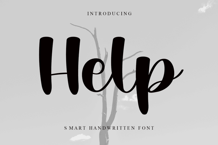 Help Font · 1001 Fonts
