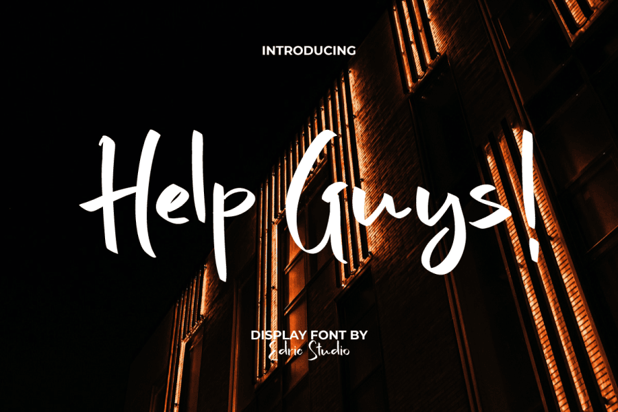 Help Guys Demo Font · 1001 Fonts