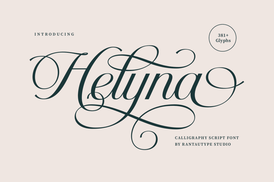 Helyna Font · 1001 Fonts