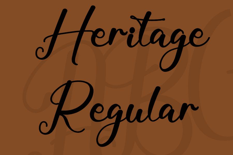 Heritage Font · 1001 Fonts