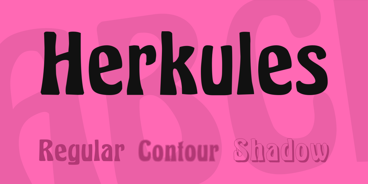Herkules Font Family · 1001 Fonts