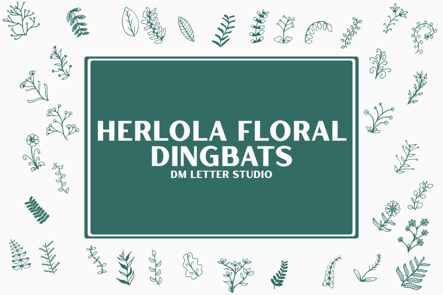 1 Free Nature Dingbat Font · 1001 Fonts