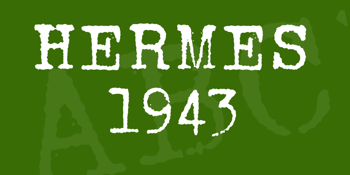 1 Free Hermes Typewriter Font · 1001 Fonts