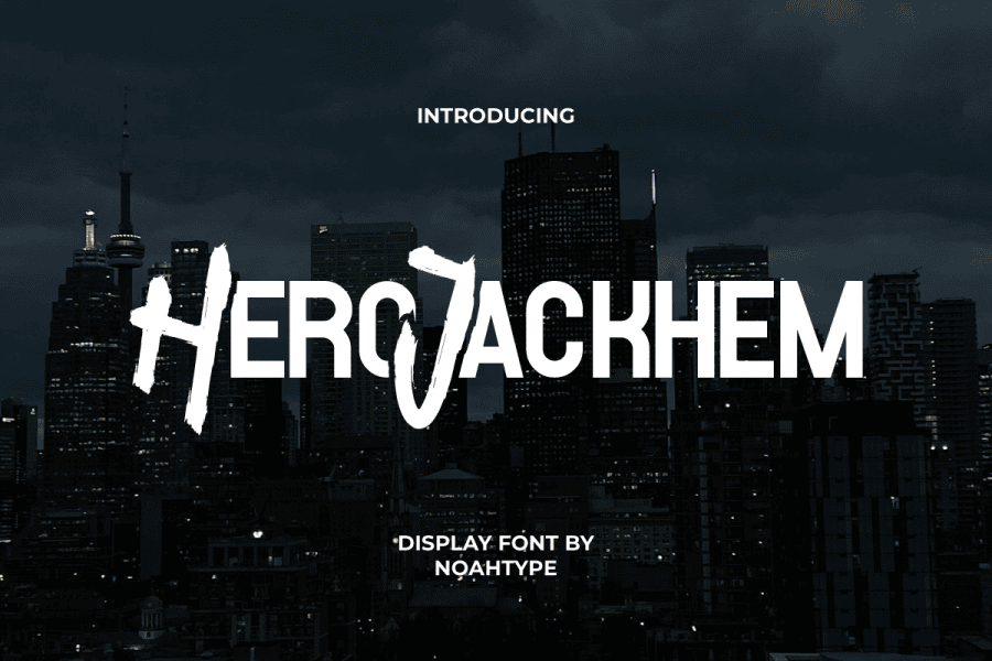 Hero Jackhem Demo Font · 1001 Fonts
