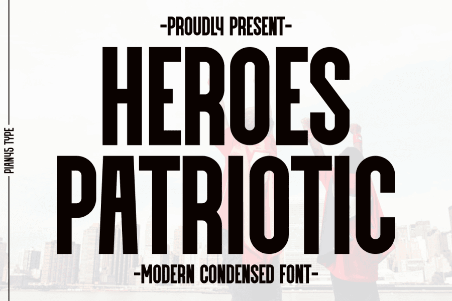 Heroes Patriotic Font · 1001 Fonts