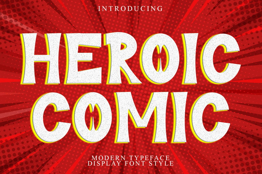 Heroic Comic Font · 1001 Fonts
