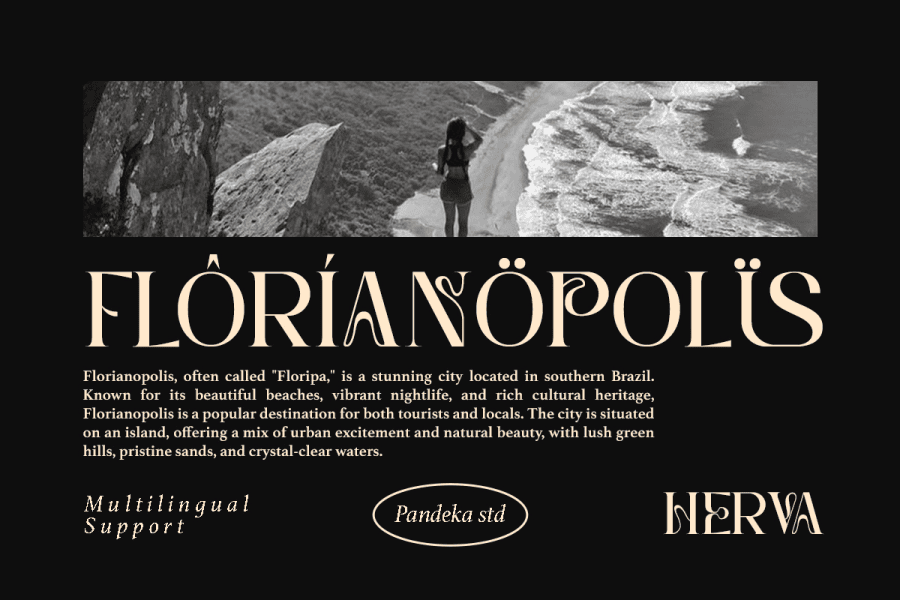 Herva DEMO Font · 1001 Fonts