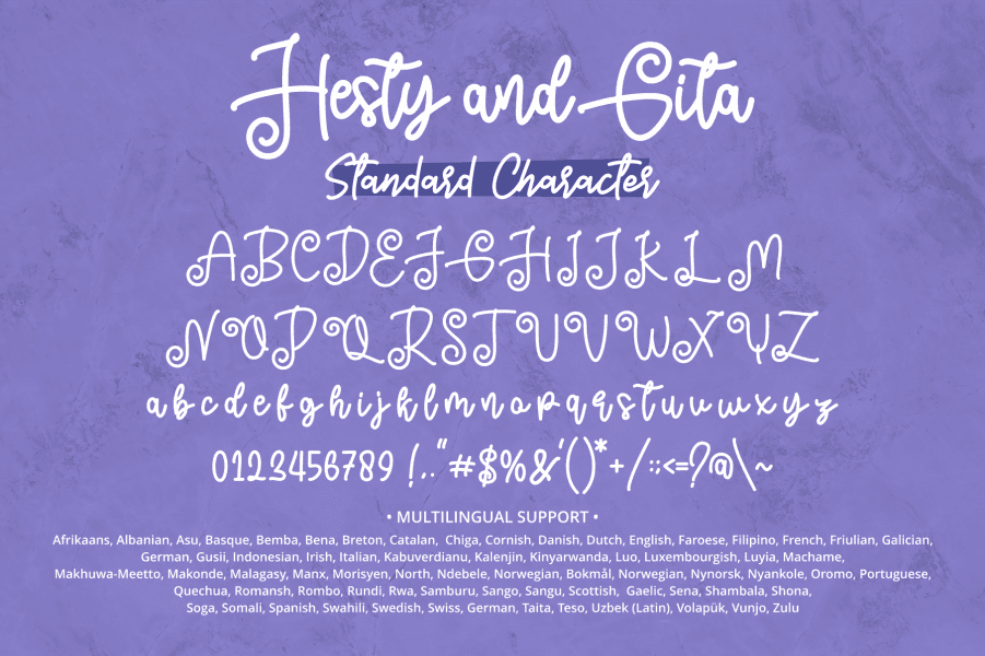 Hesty and Gita Font · 1001 Fonts