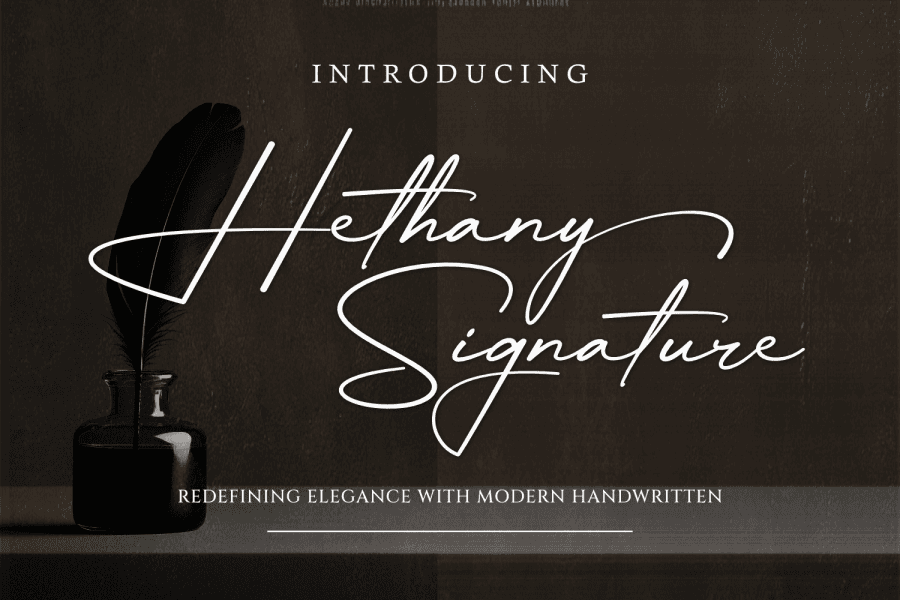 Hethany Signature Font · 1001 Fonts
