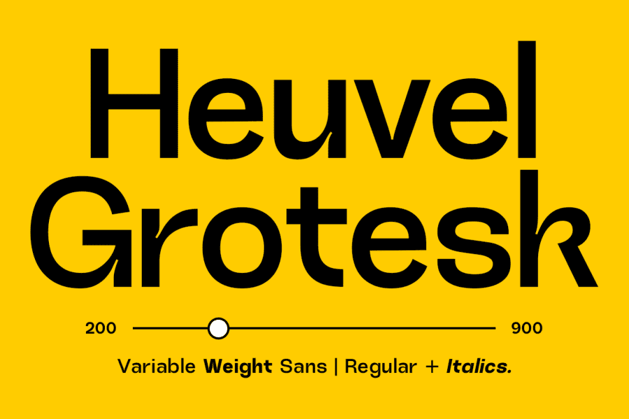 Heuvel Grotesk DEMO Font Family · 1001 Fonts