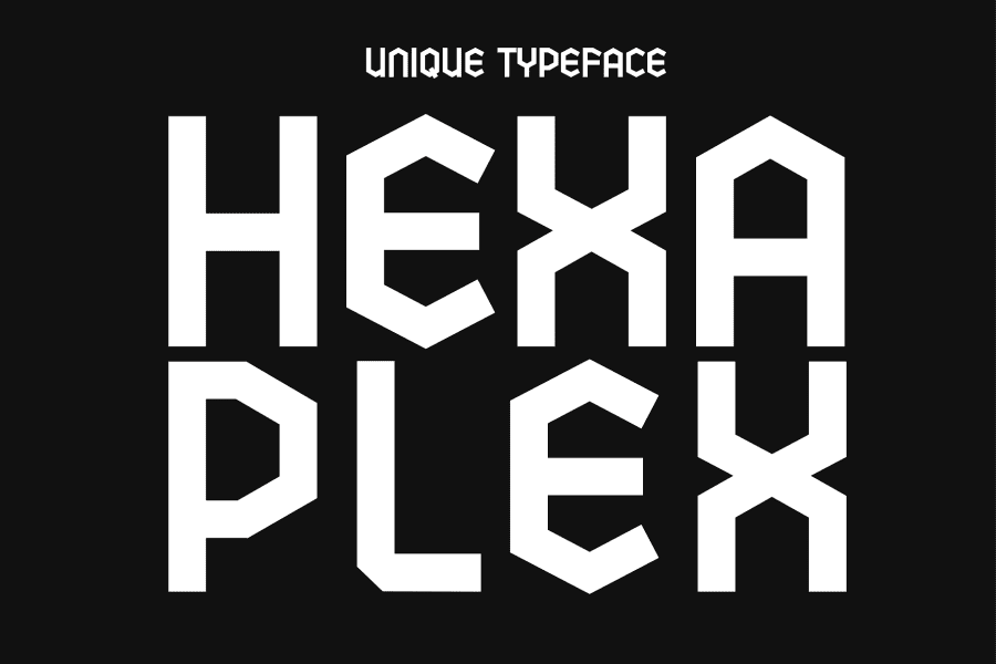 Hexaplex Font · 1001 Fonts