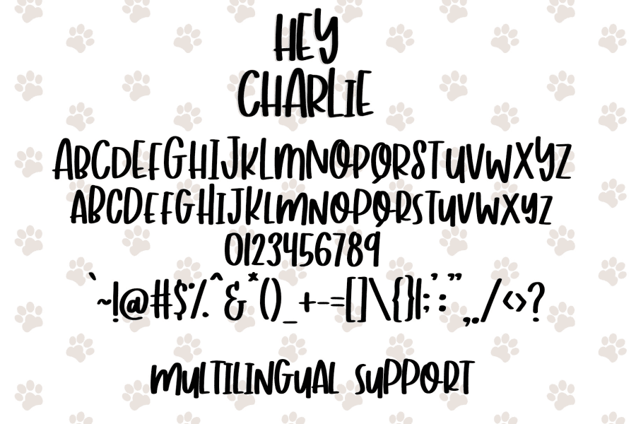 Hey Charlie Font · 1001 Fonts
