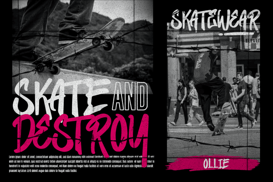 Heylabs Stroyed Font · 1001 Fonts