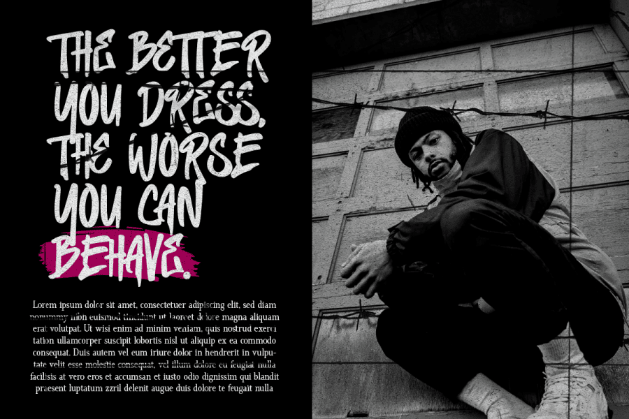 Heylabs Stroyed Font · 1001 Fonts