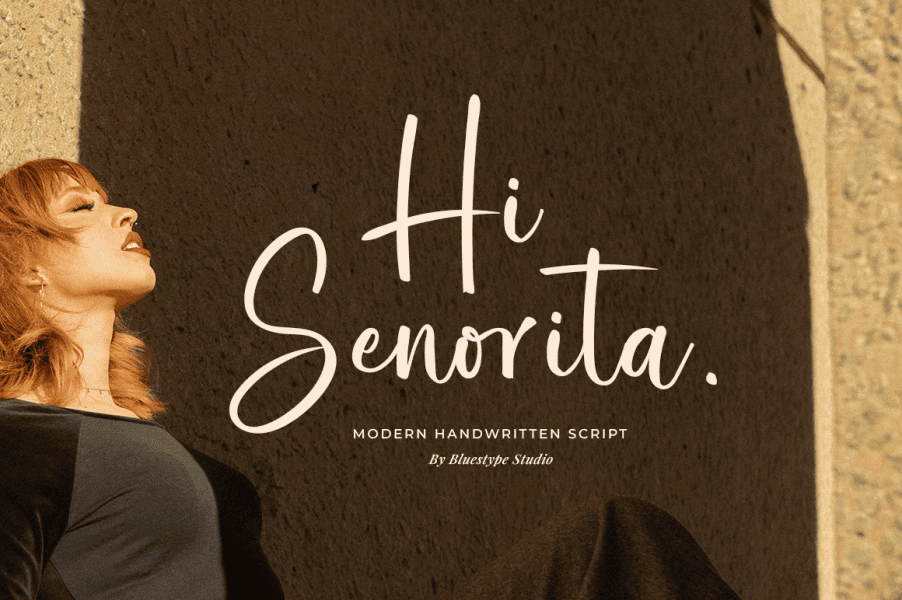 Hi Senorita Font · 1001 Fonts