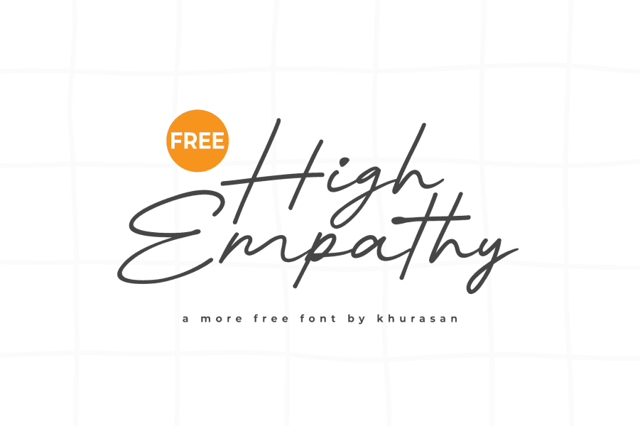 High Empathy Font · 1001 Fonts