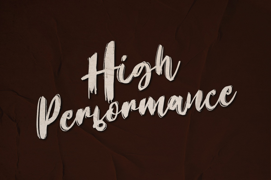High Performance Demo Font · 1001 Fonts