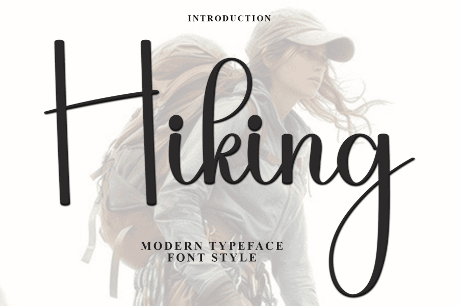 Hiking Font · 1001 Fonts
