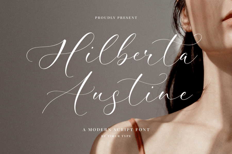Hilberta Austine Font · 1001 Fonts
