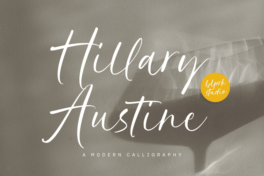 Hillary Austine Font · 1001 Fonts
