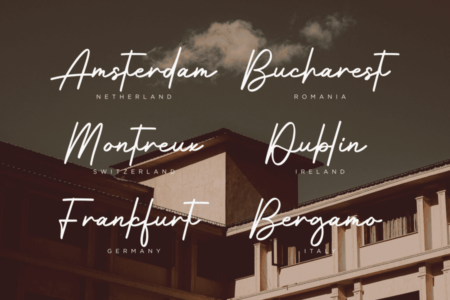 Hillstadts Signature Font · 1001 Fonts