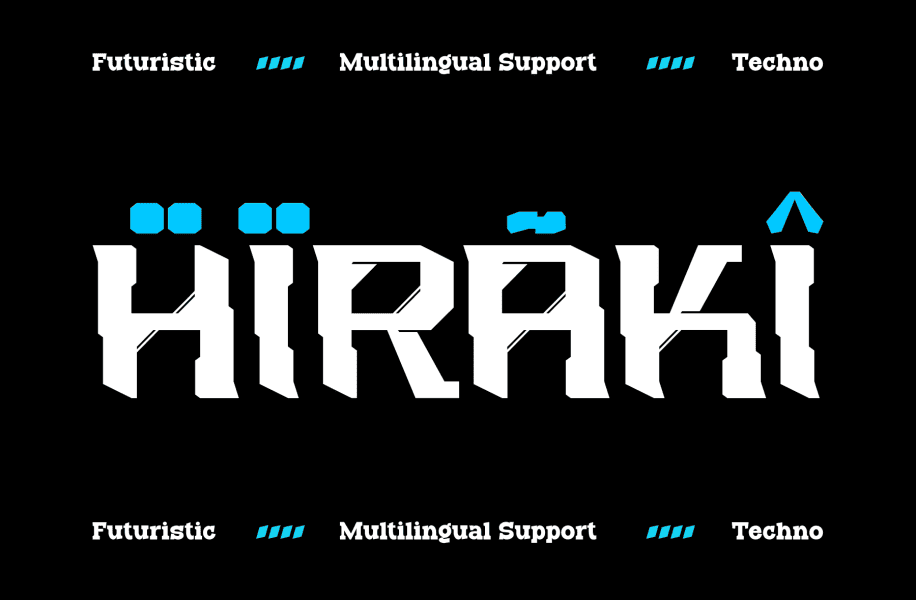 Hiraki Font · 1001 Fonts