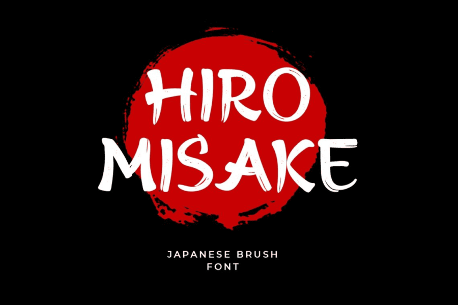 Hiro Misake Japanese Graffiti Font · 1001 Fonts