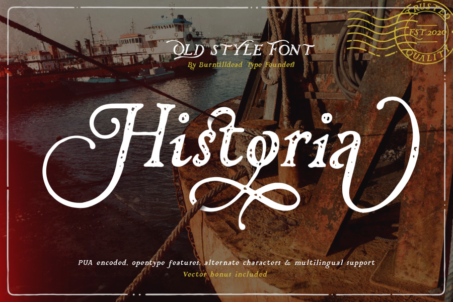 Historia Demo Font · 1001 Fonts