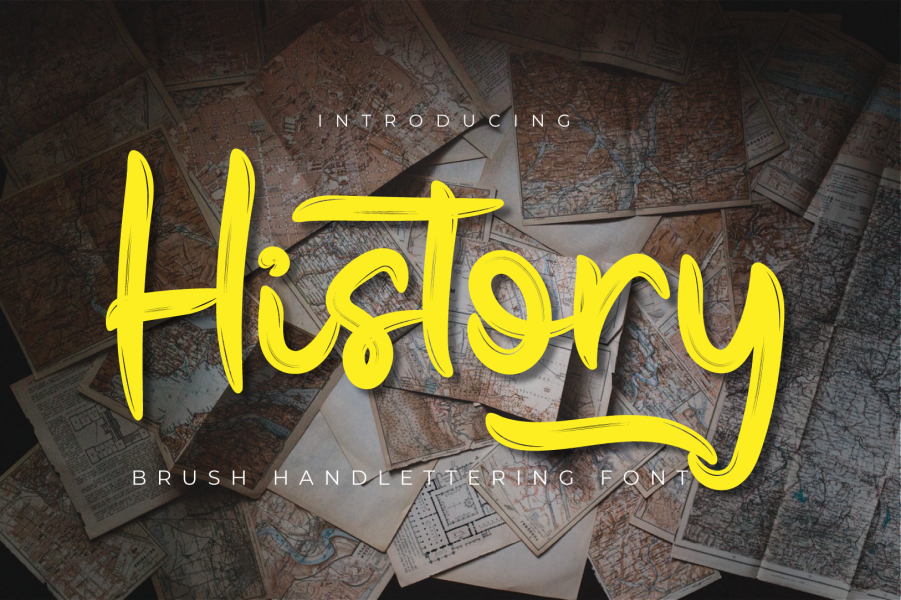 History Font · 1001 Fonts