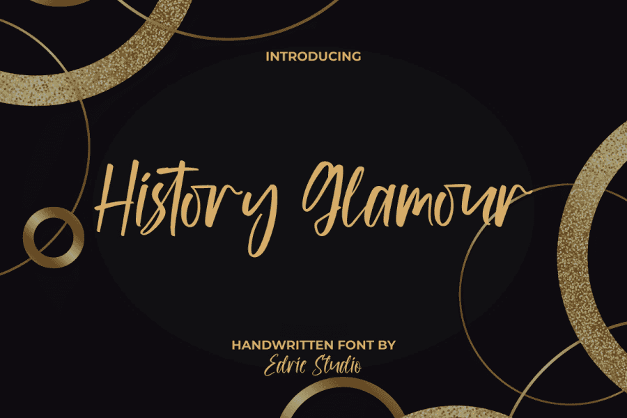 History Glamour Demo Font · 1001 Fonts