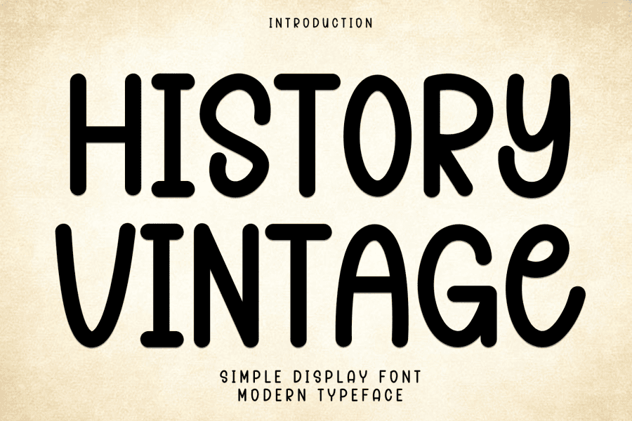 History Vintage Font · 1001 Fonts