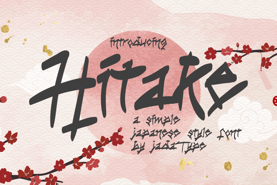 Hitake Font · 1001 Fonts