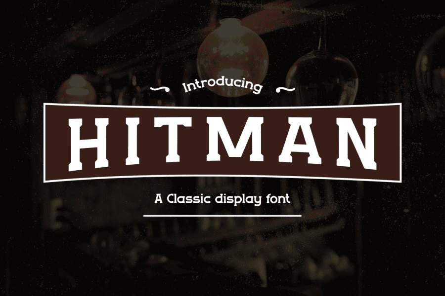 HITMAN Font · 1001 Fonts
