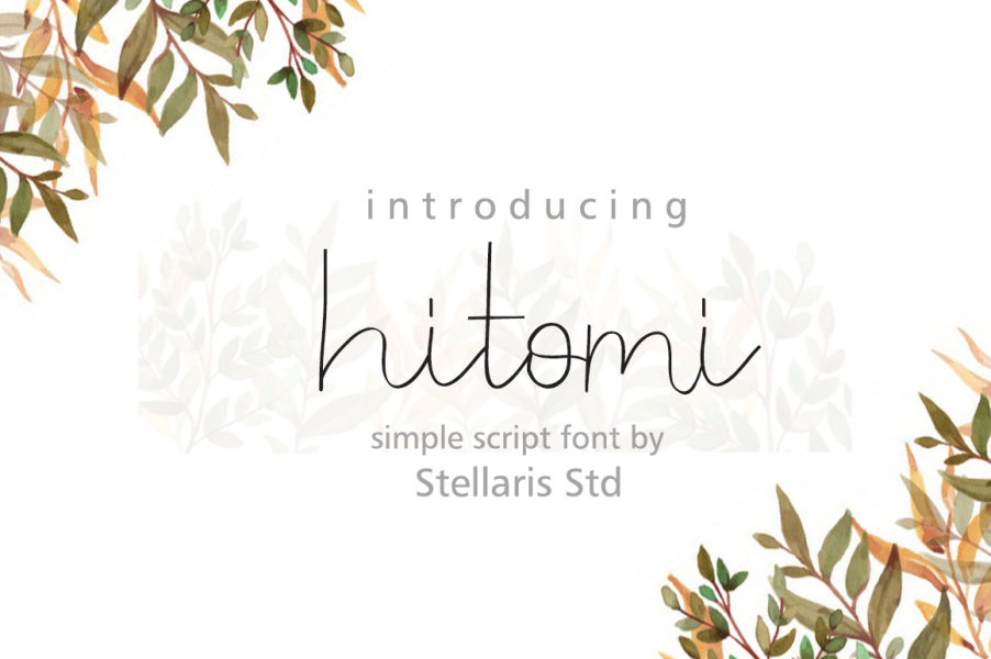 hitomi Font · 1001 Fonts