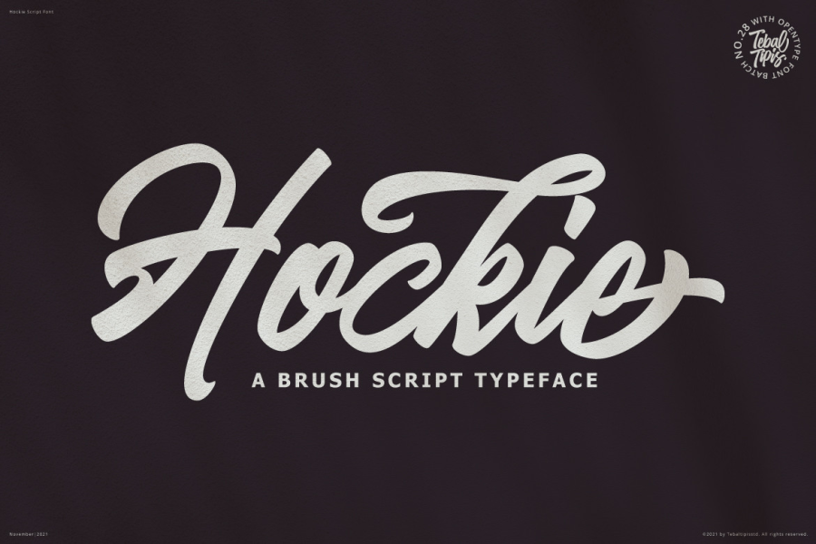 Hockie Script Font · 1001 Fonts