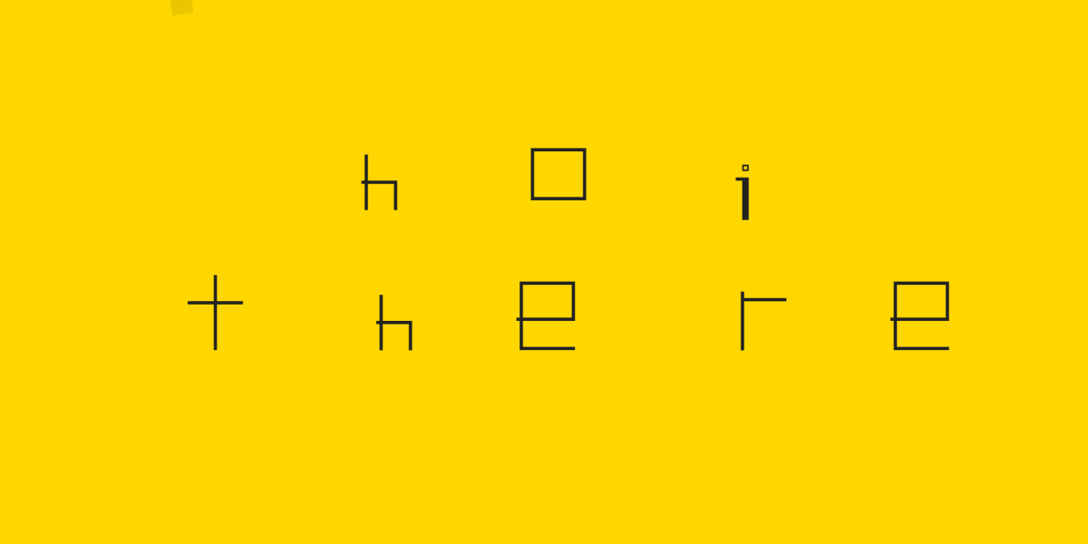 hoi there Font · 1001 Fonts