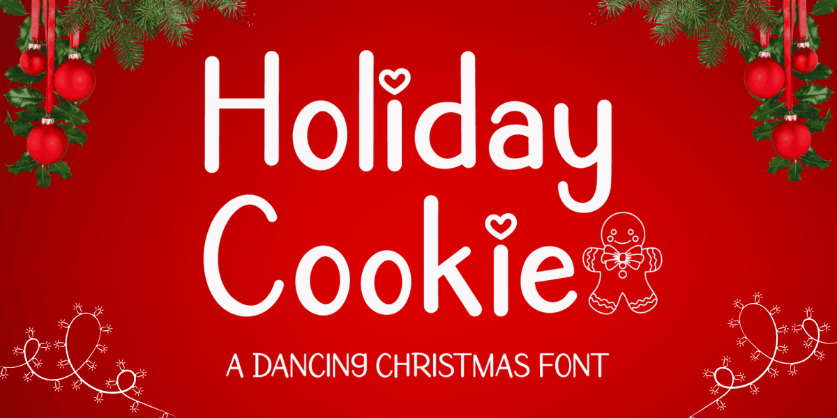 Holiday Cookie Font · 1001 Fonts