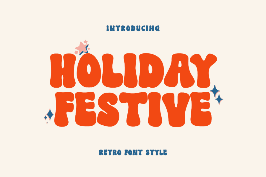 Holiday Festive Font · 1001 Fonts