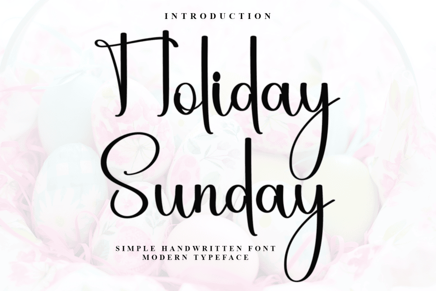 Holiday Sunday Font · 1001 Fonts
