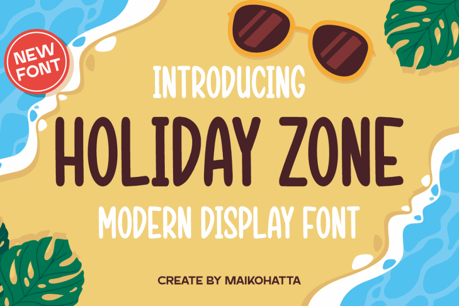 HOLIDAY ZONE Font · 1001 Fonts