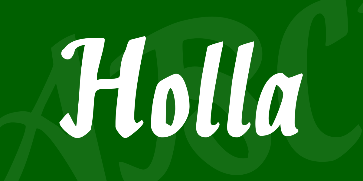 Holla Font · 1001 Fonts