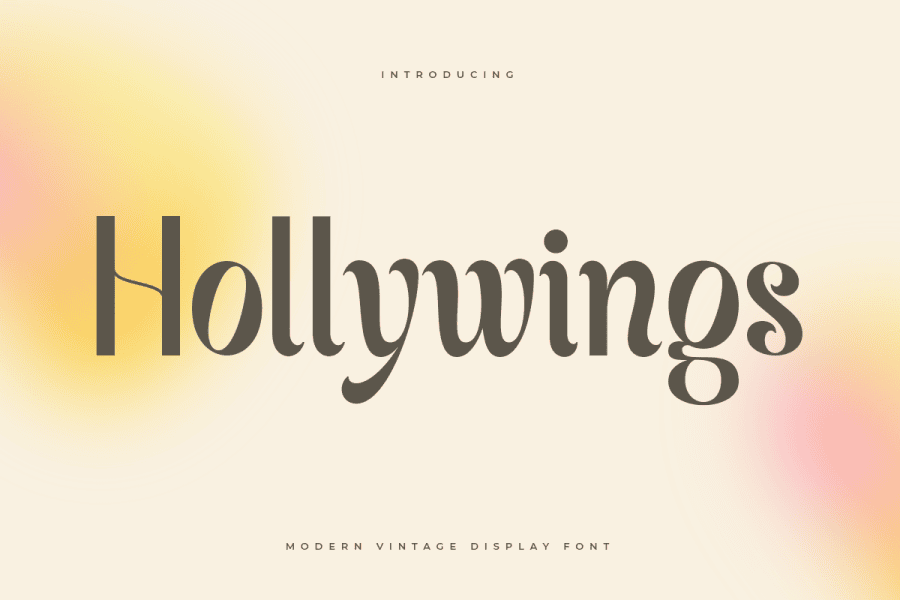 Hollywings Font · 1001 Fonts