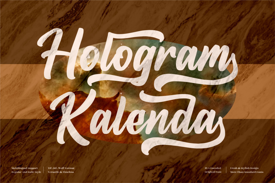 Hologram Kalenda Font Family · 1001 Fonts