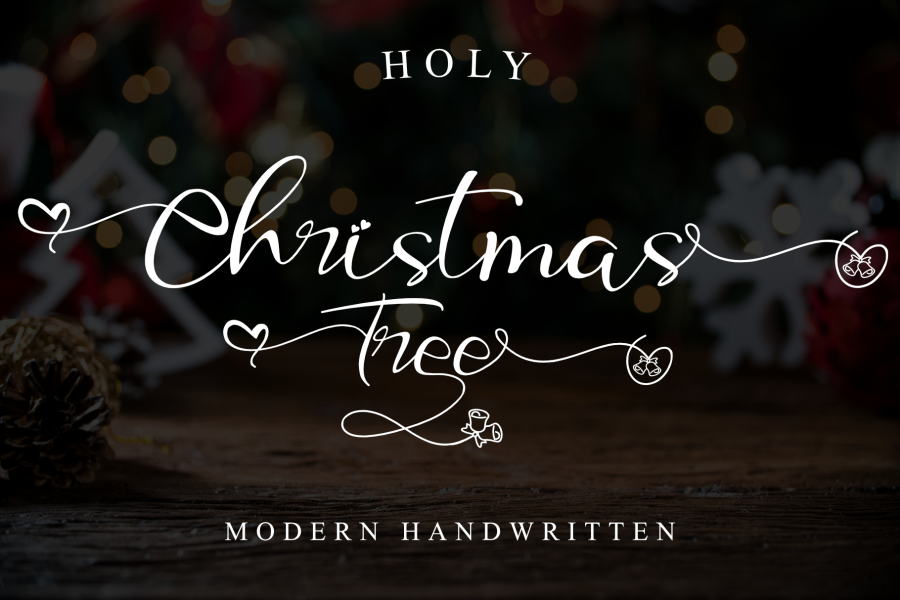 Holy Christmas Tree Font · 1001 Fonts