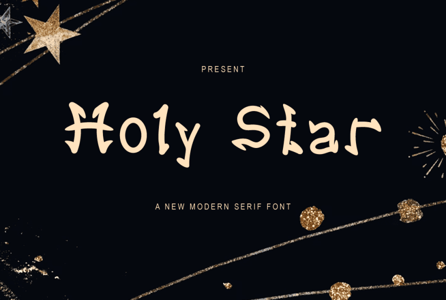 Holy Star Font · 1001 Fonts