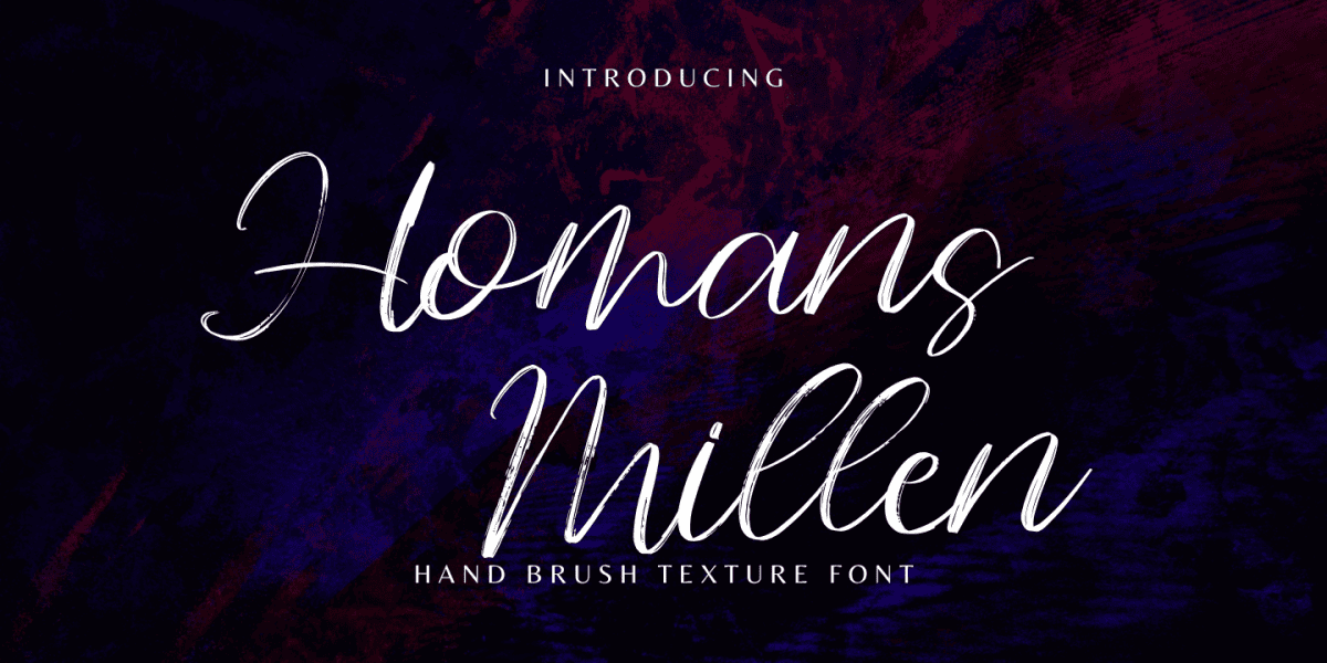 Homans Millen Font · 1001 Fonts